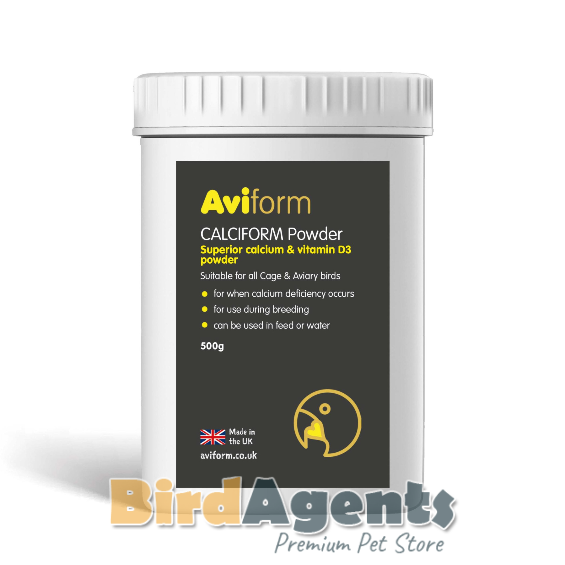 CALCIFORM Calcium Supplement - For Cage & Aviary Birds – BirdAgents.pk