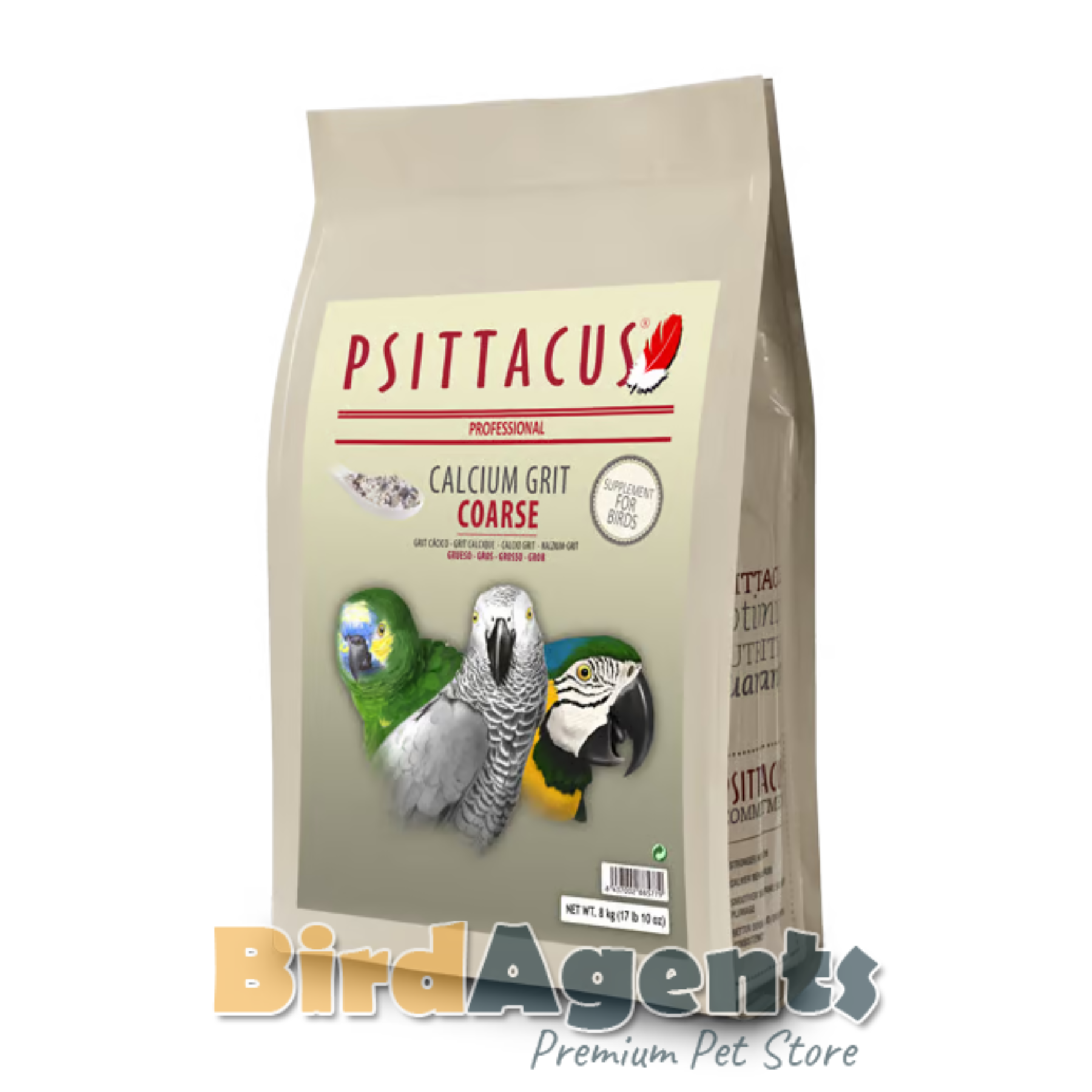 Psittacus Calcium Grit Coarse - For Medium & Large Birds – BirdAgents.pk
