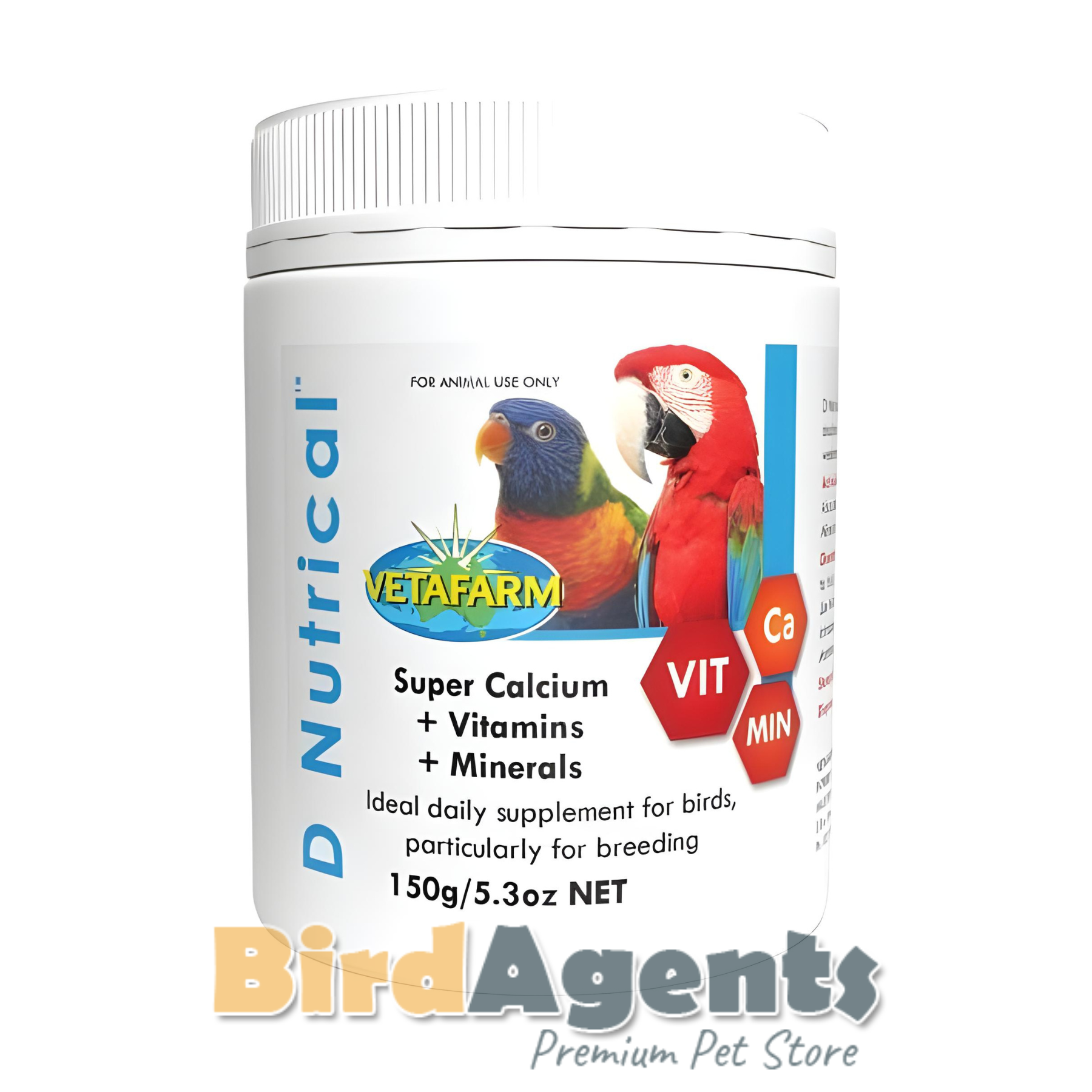 D Nutrical – Calcium & Vitamin Supplement for Birds – BirdAgents.pk