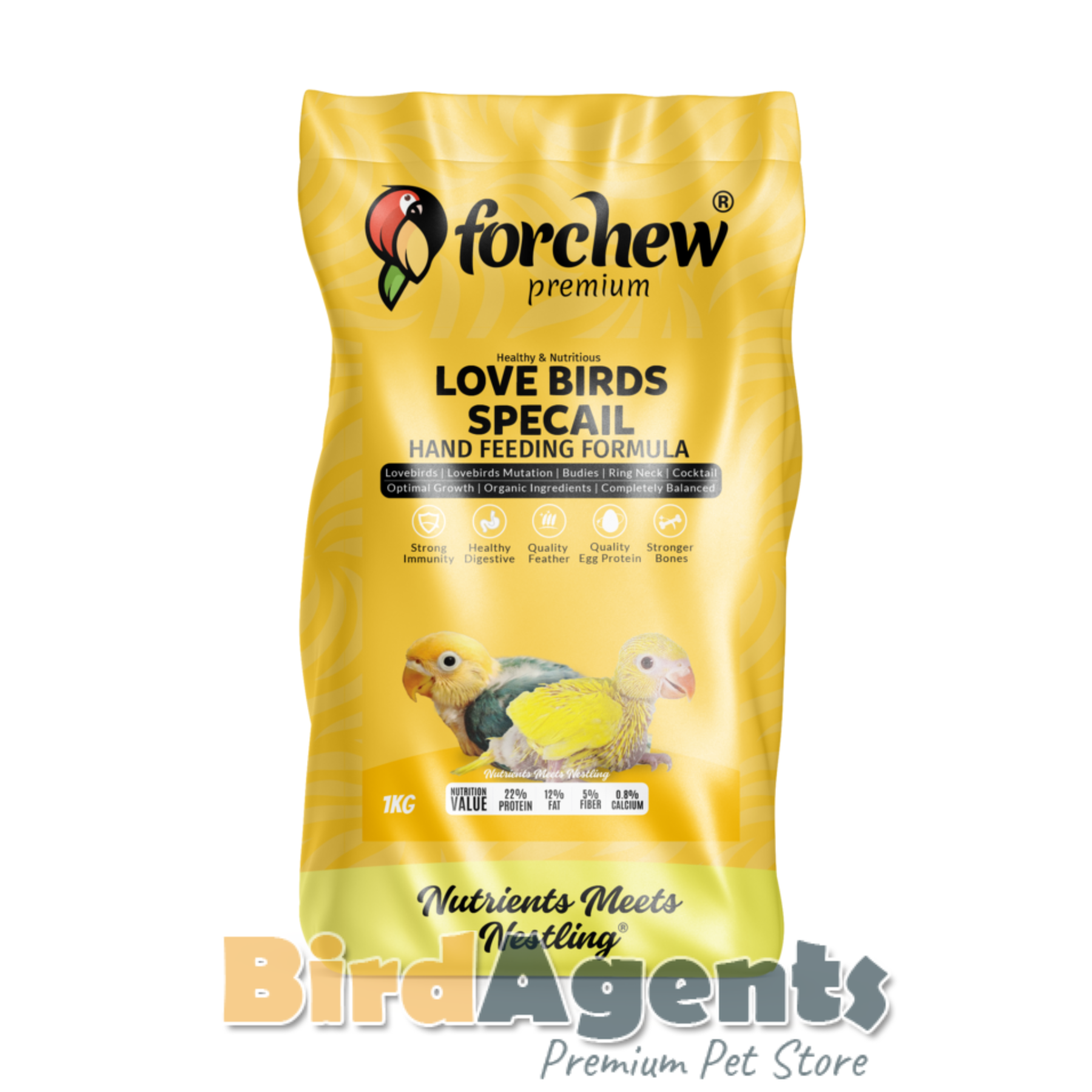 Forchew Love Birds Special - Hand Feeding Formula – BirdAgents.pk