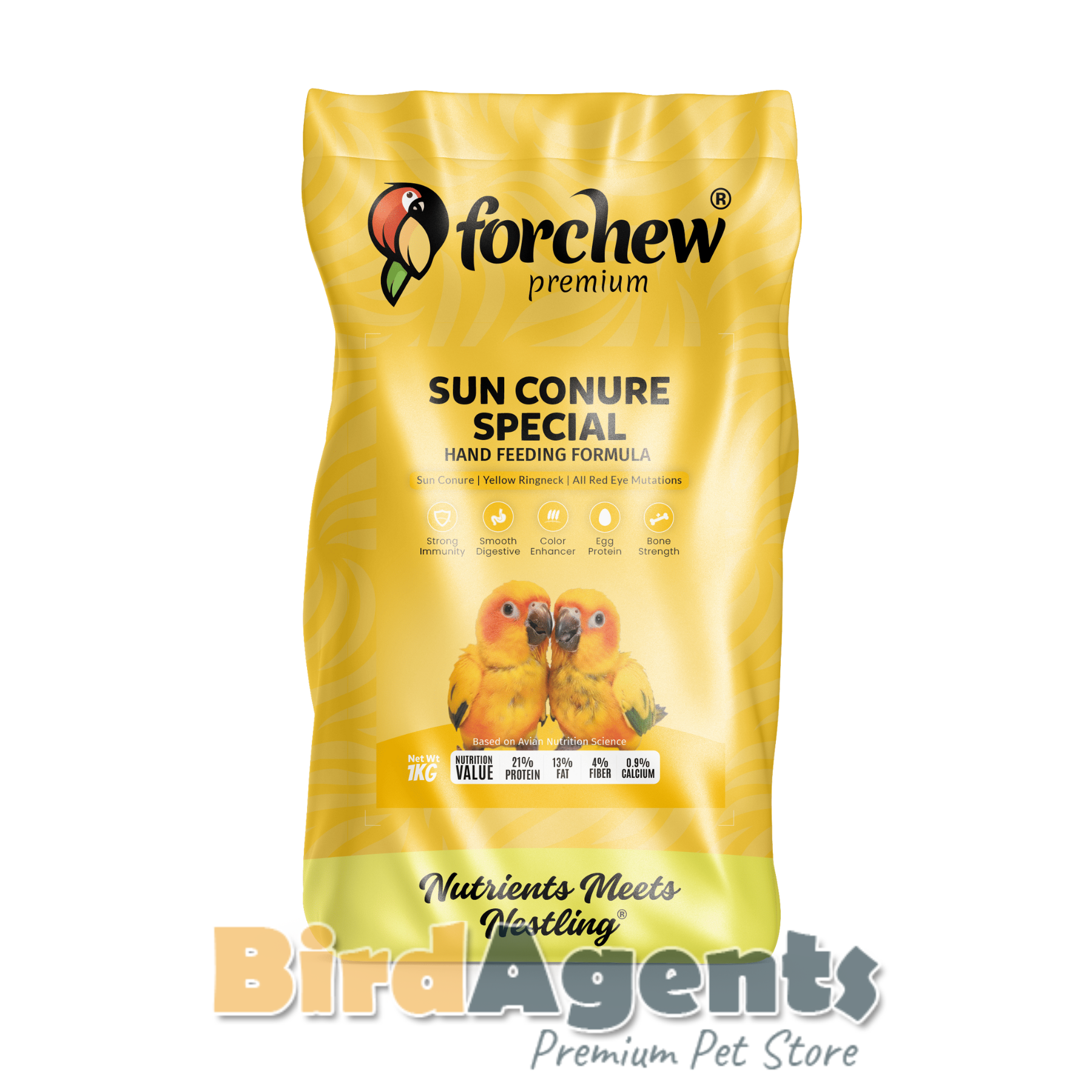Forchew Sun Conure Special – Hand Feeding Formula – BirdAgents.pk
