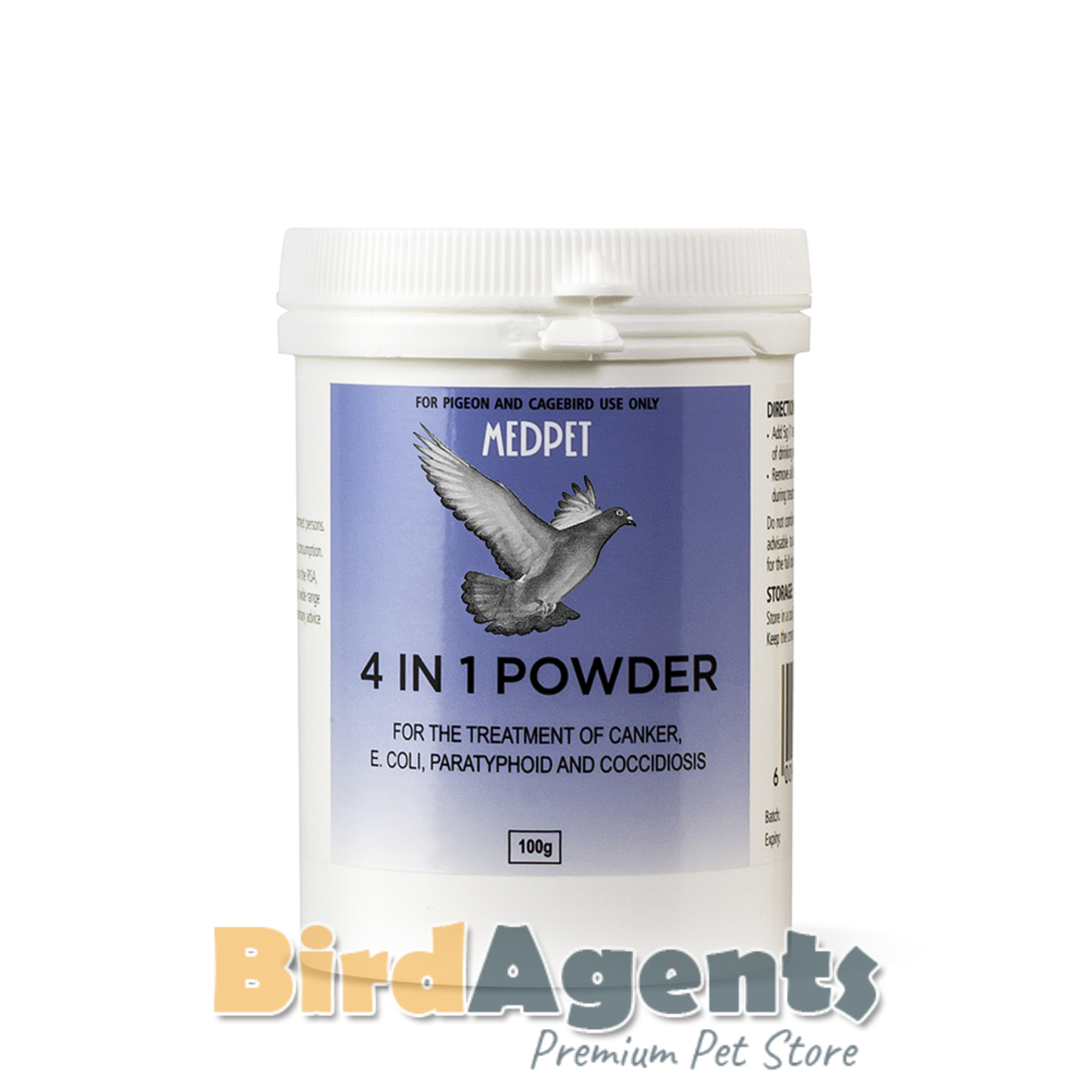 Medpet 4 in 1 Powder - Broad Spectrum Disease Controal – BirdAgents.pk