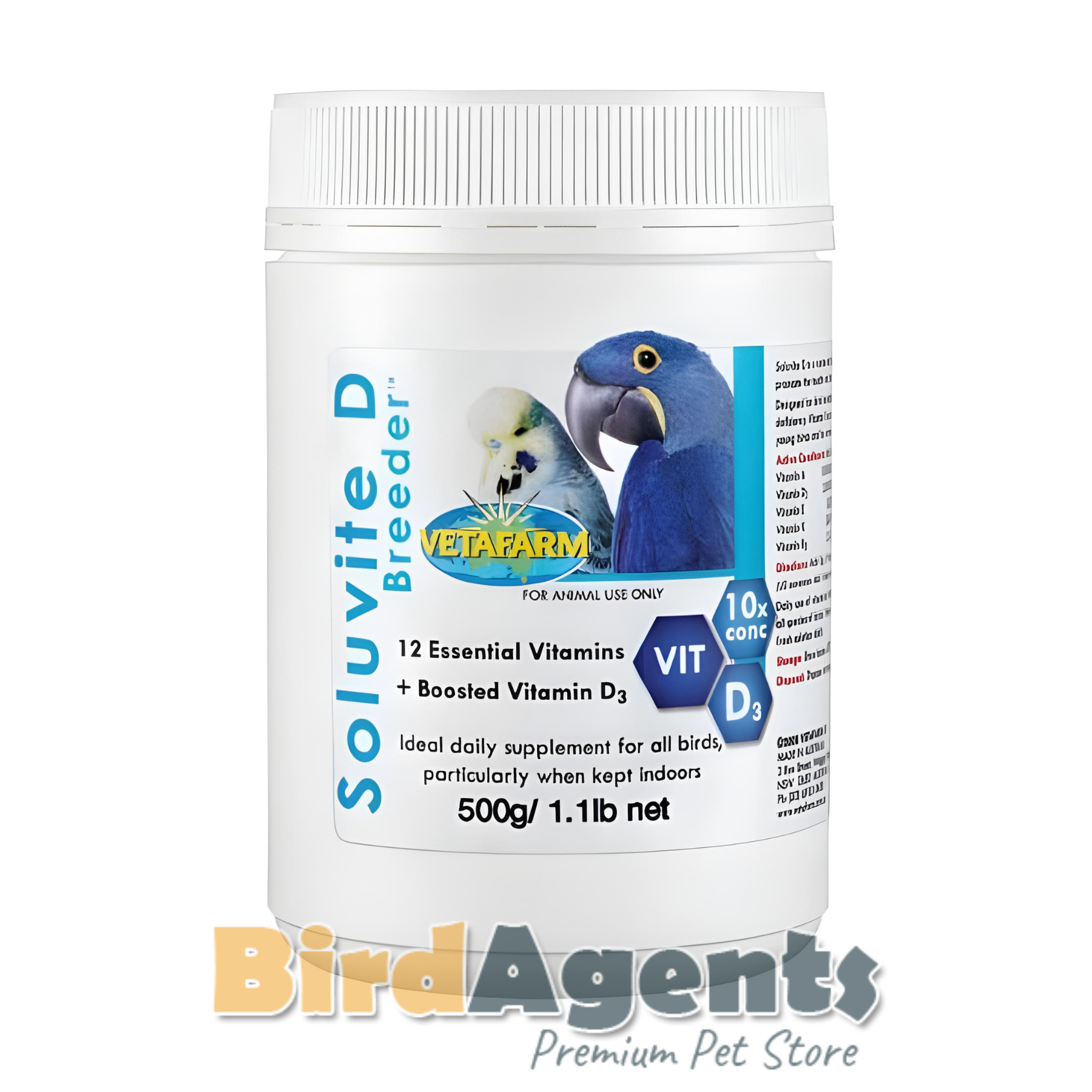 Soluvite D Breeder – Essential Vitamins + Boosted Vitamin D3 ...