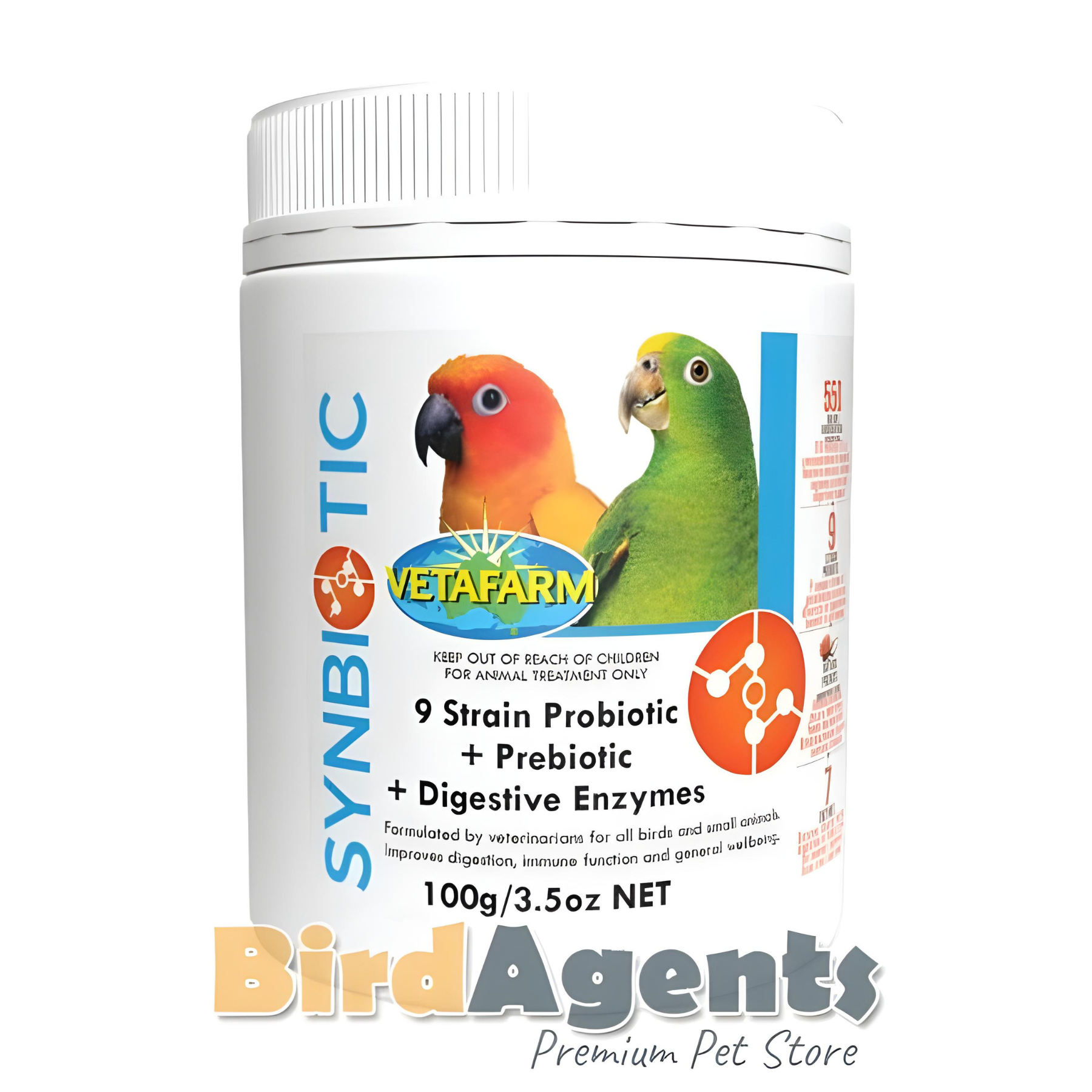 Synbiotic Avian – Probiotic & Prebiotic Supplement for Birds ...