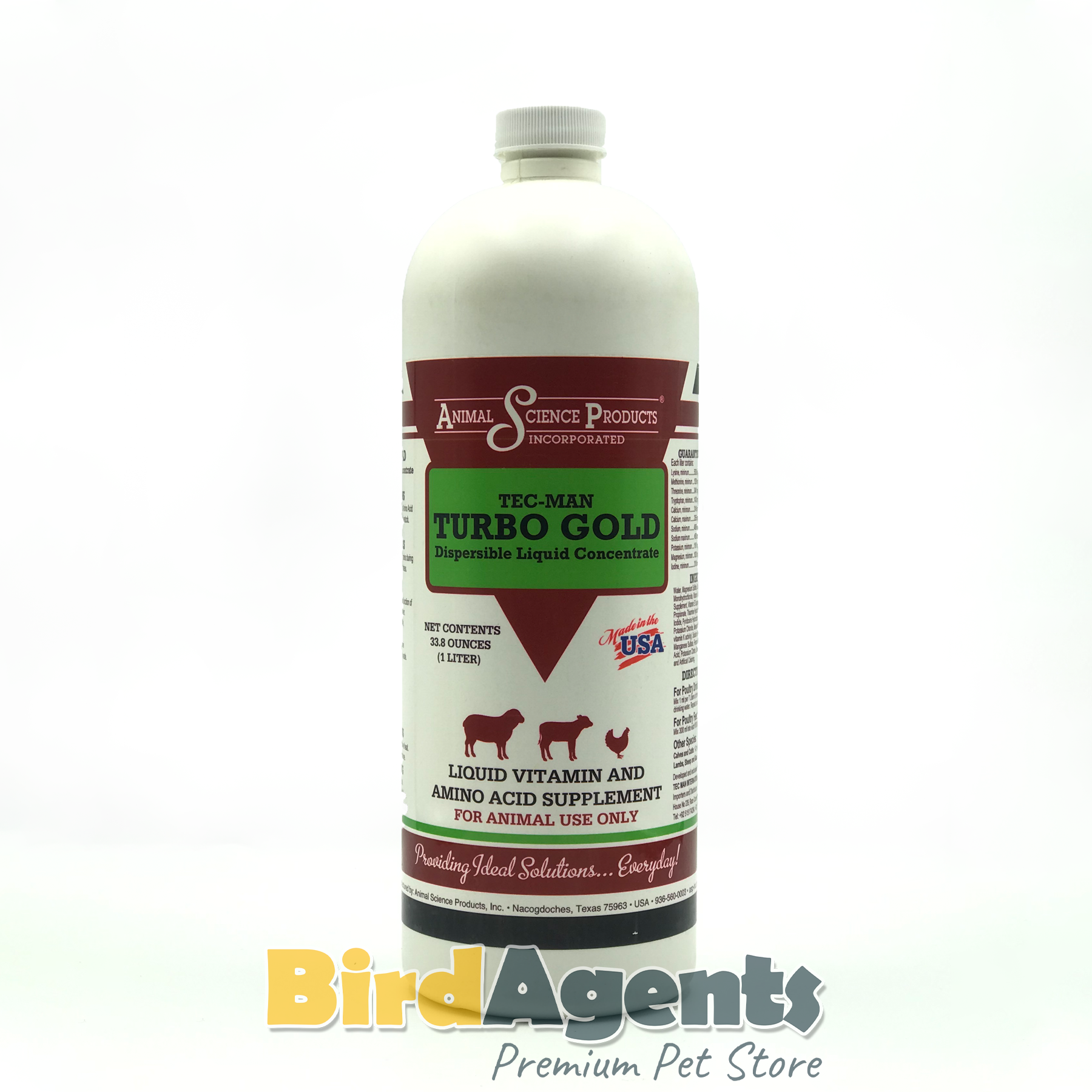 Turbo Gold Liquid – Multivitamin & Amino Acid Supplement – BirdAgents.pk