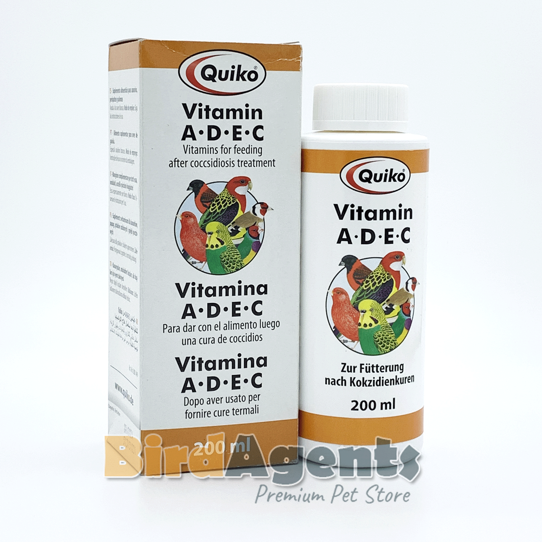 Quiko vitamin ADEC - Vitamin Supply for Cage Birds – BirdAgents.pk