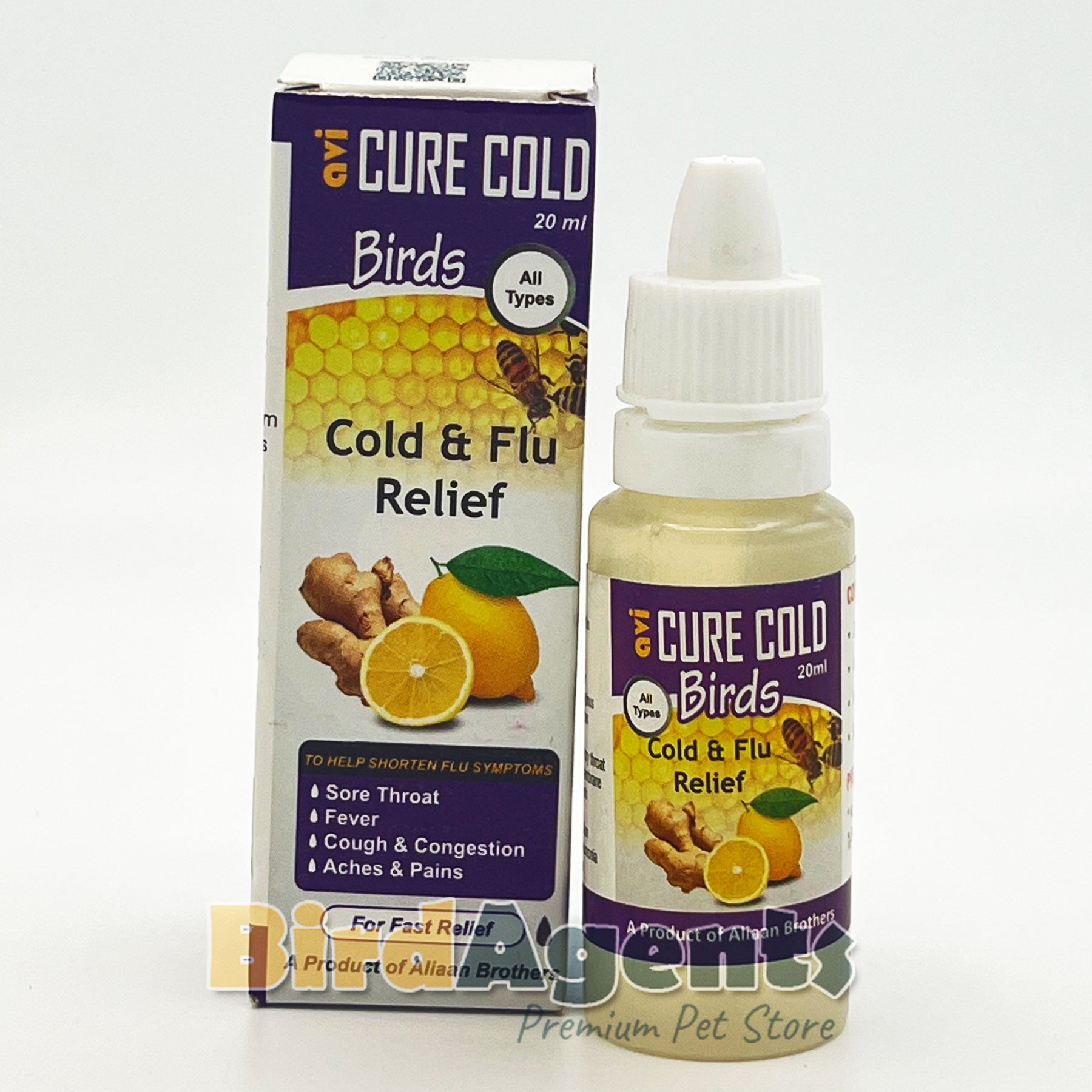 Avi Cure Cold – Relief Cold & Flu Medicine for Birds – BirdAgents.pk