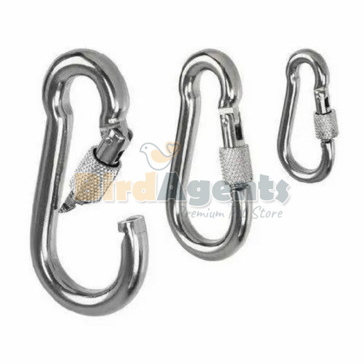 Lock Hook With Screw – High Quality Stainless Steel Hook – BirdAgents.pk
